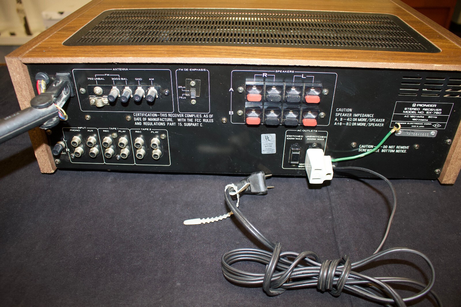 Vintage Pioneer SX-780 AM/FM Stereo Receiver | eBay