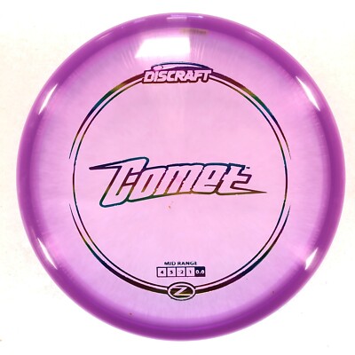 DISC GOLF DISCRAFT Z COMET EASY STRAIGHT MIDRANGE 177+g PURPLE W ...