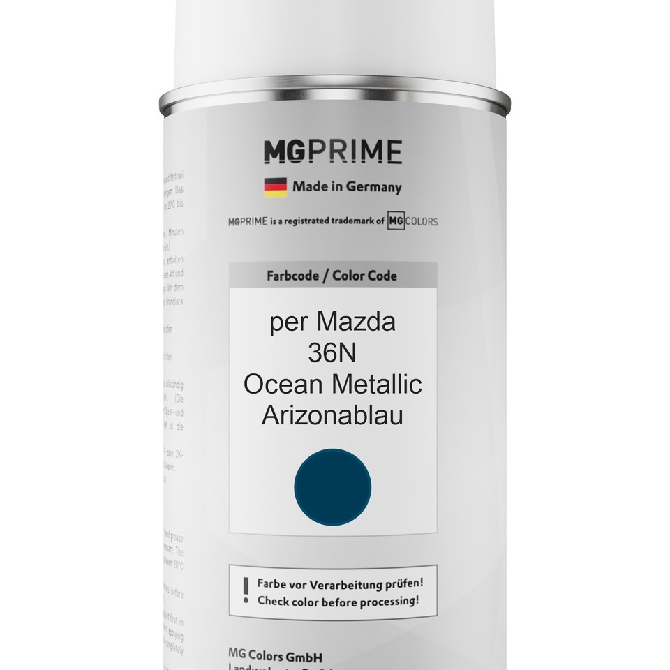 Vernice per auto Bombolette spray 2K per Mazda 36N Ocean Metallic ...