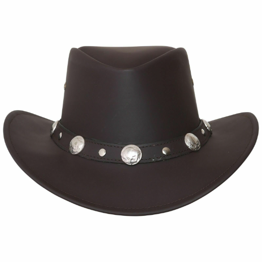 Genuine Australian Western Real Leather Cowboy Outback Hats All Colors ...