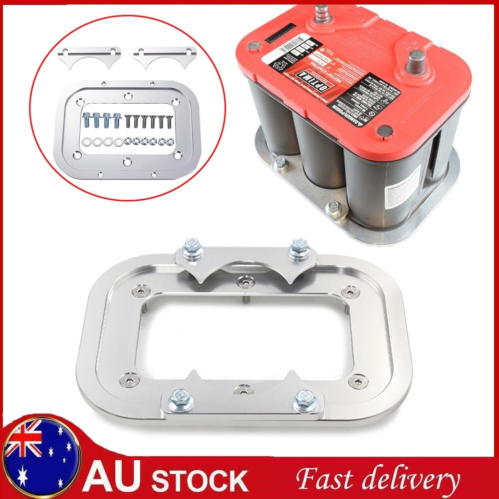 Billet Aluminum Optima Battery Relocation Tray HoldMount For D34/78 ...