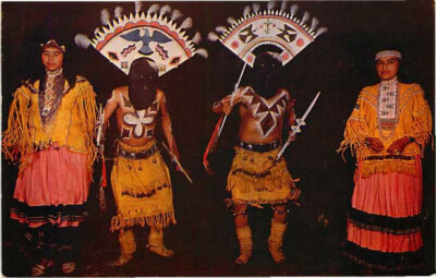 Postcard Apache Indian Devil Dance | eBay