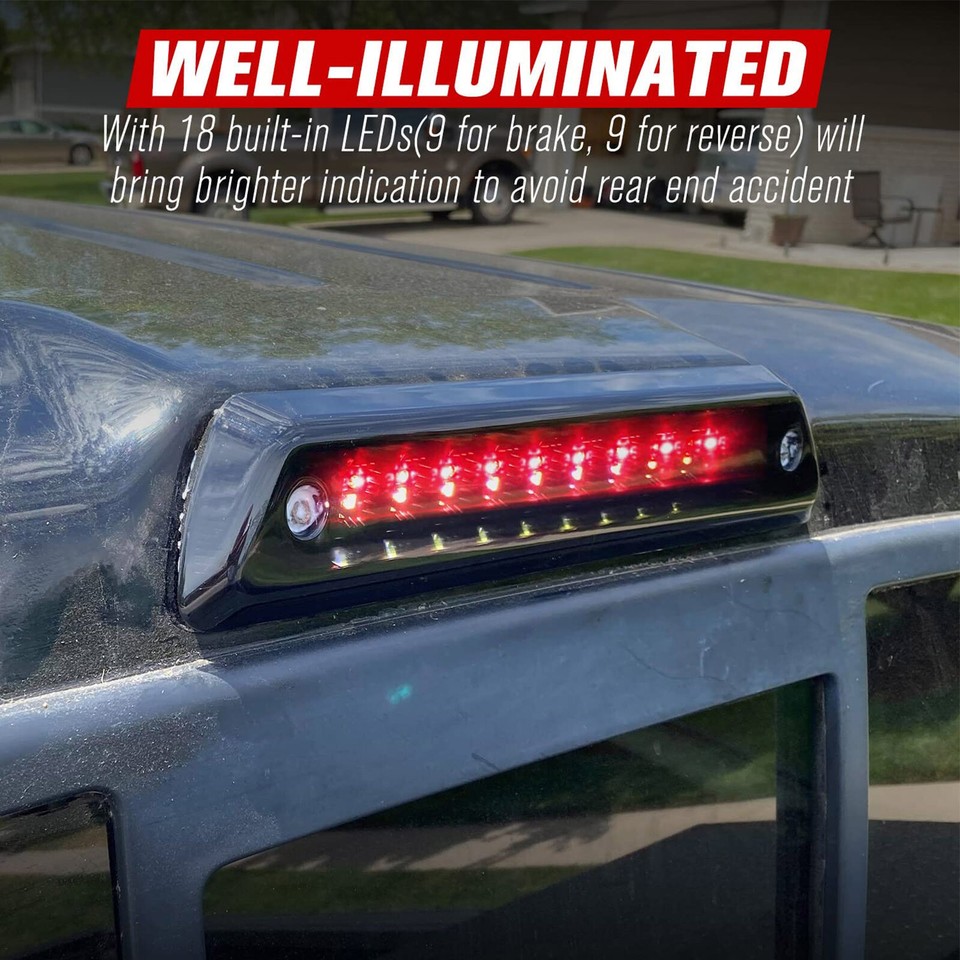 Cab Roof Top Center Brake Third Reverse Cargo 3RD Light For 2009-2014 ...