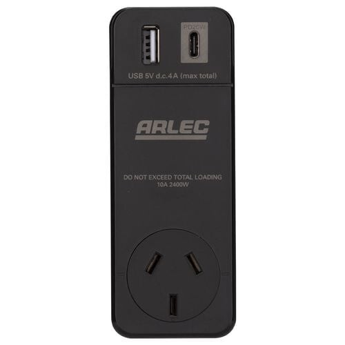 Arlec Grid Connect Smart Plug In Multi-Function Socket With USB PD20W ...