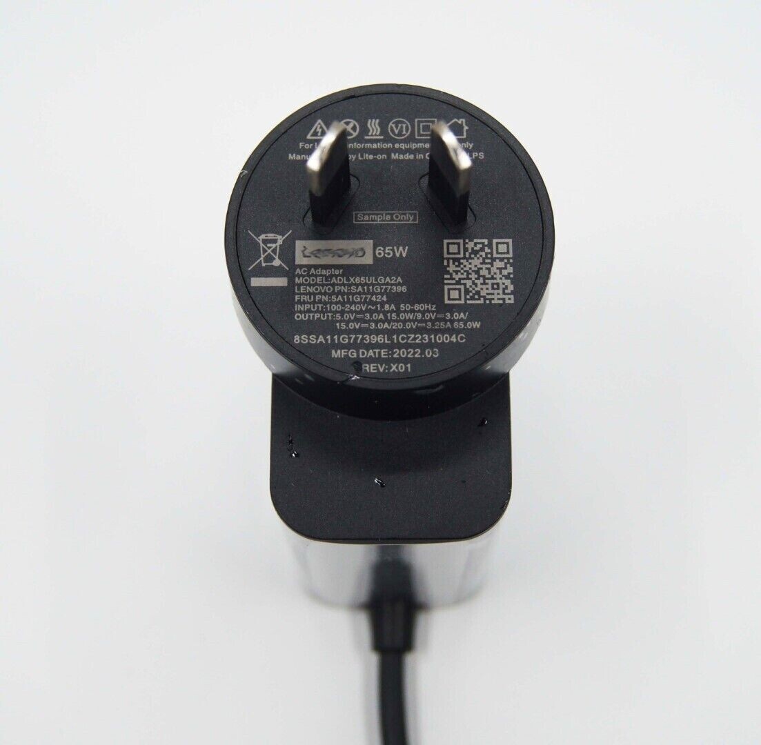 65W AU USB-C Type C Power Adapter Charger for Lenovo Yoga 920 13" 80Y7 ...