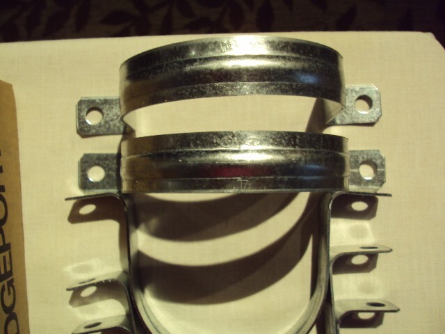 4 Inch Pipe Strap, Two Hole for Rigid IMC or EMT Conduit, Cat No. 1910 ...