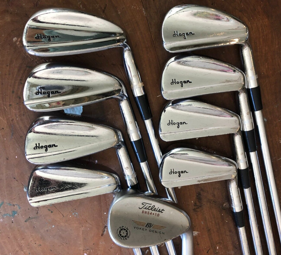 Nice Ben Hogan Radial 3-pw Iron set #3 Regular Hogan Apex Steel Bonus ...