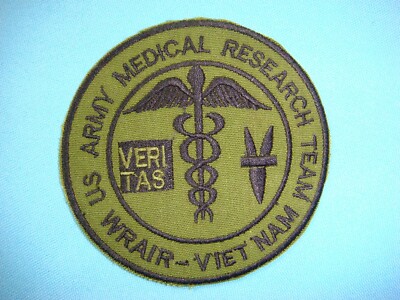 VIETNAM WAR PATCH, US ARMY INSTITUTE OF RESEARCH WRAIR "VERITAS" | eBay