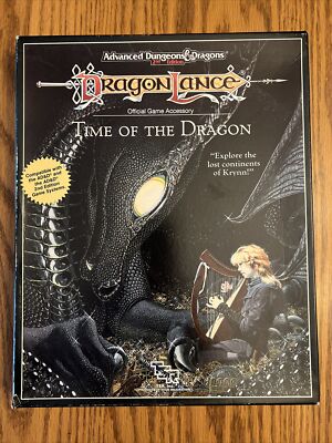 DRAGONLANCE: TIME OF THE DRAGON 1989 BOXED SET: COMPLETE & NM Dungeons ...
