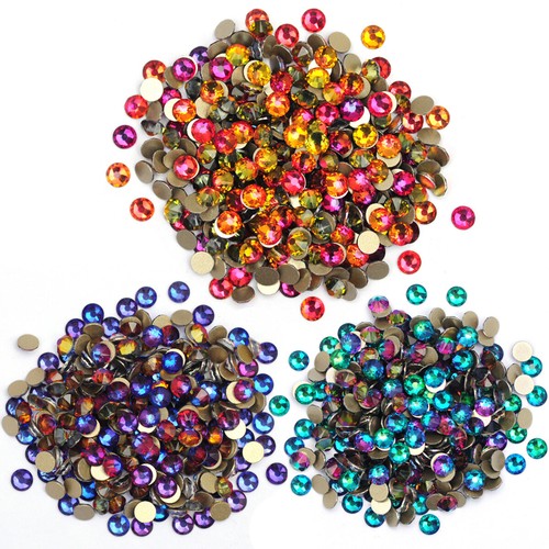 high-quality 2088 Green Blue Volcano Flatback Non Hotfix Nail Art ...