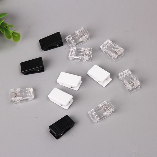 30PCS Acrylic Hanging Spring Clips Self-Adhesive Sticky Clips Home ...