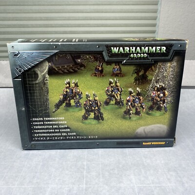 Warhammer 40K Chaos Space Marine Terminators NIB Metal - OOP (2001) | eBay