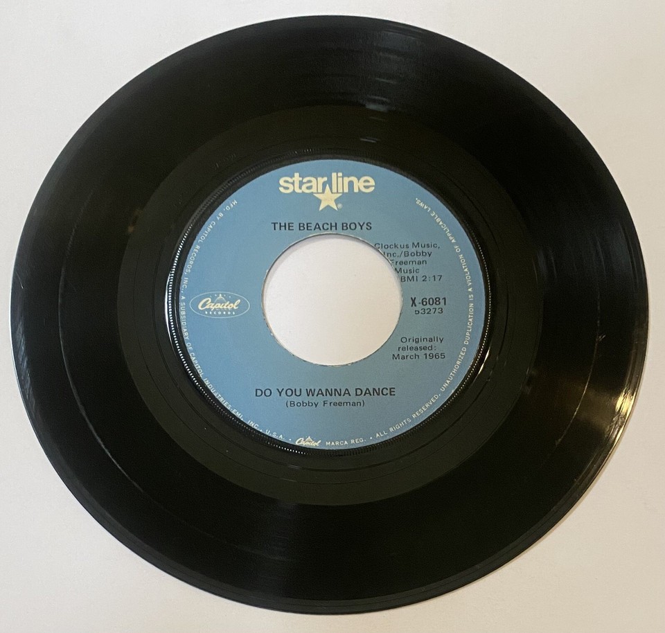 BEACH BOYS “ HELP ME, RHONDA / DO U WANNA DANCE “ 45 Vinyl Record | eBay