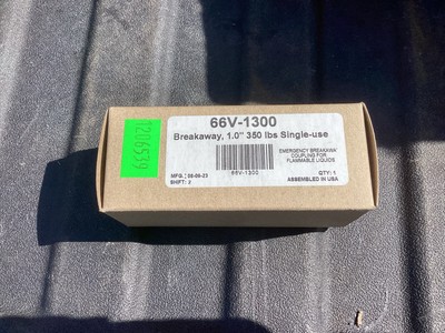 1 Inch Breakaway Safety Valve. Similar To OPW 66V-1300 And Catlow C100N ...