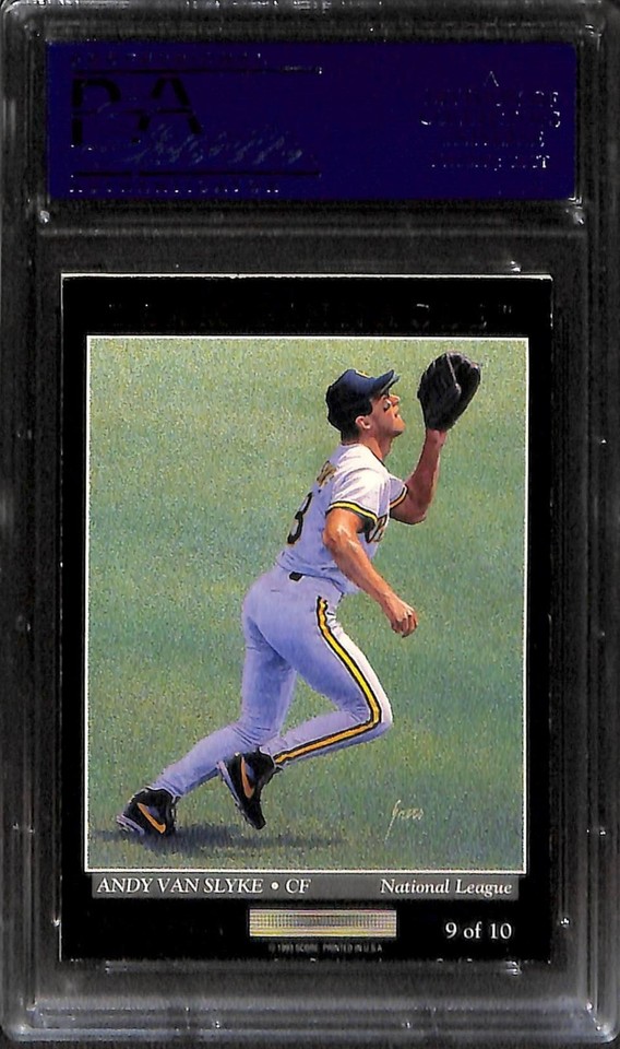 1993 PINNACLE #9 A.SLYKE/K.PUCKETT TEAM PINNACLE PSA 4 VG-EX 16695895 ...