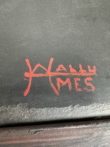 Wally Ames Painting On Wood Panel | eBay