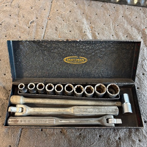Vintage Craftsman 1/4 Socket Set | eBay