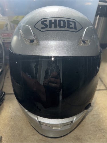 SHOEI RF 1000 Full Face Motorcycle Helmet White DOT Clear Visor Size ...