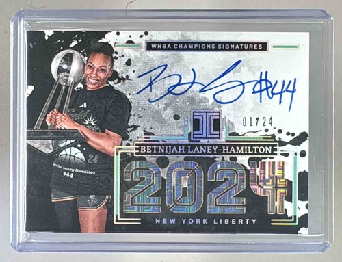 Betnijah Laney-Hamilton 2025 Panini Impeccable WNBA #4 2024 Champions ...