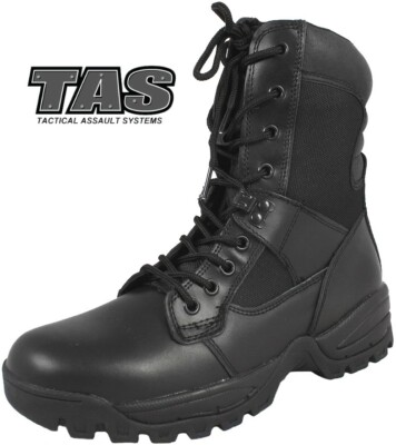 TAS Men's Black Elite Tactical Security Boot Side Zip UK 7 | eBay