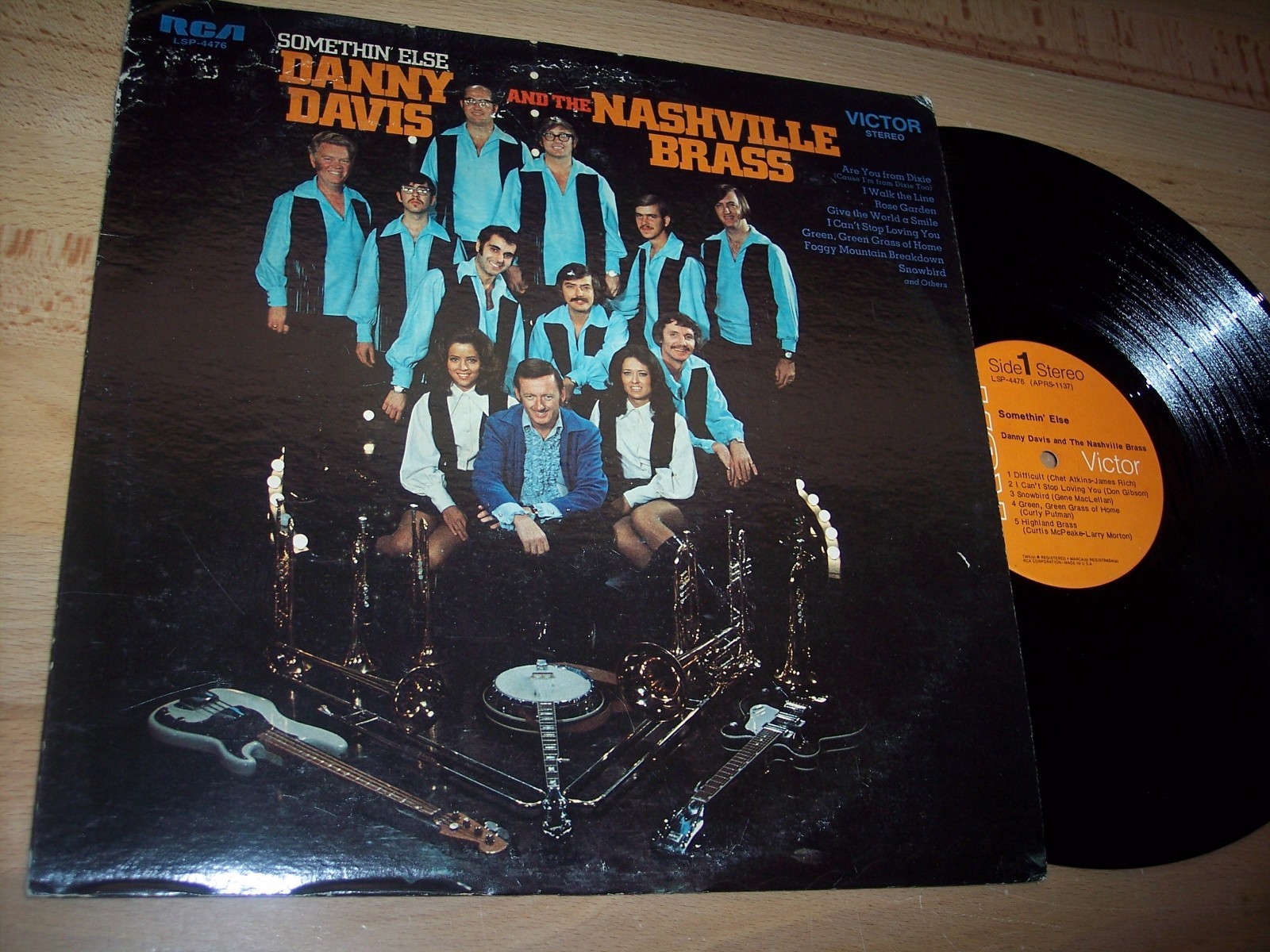 VG+ 1971 Danny Davis Nashville Brass Somethin' Else LP Album | eBay