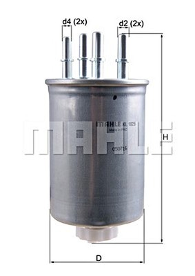 MAHLE Fuel Filter For JAGUAR Xf Sportbrake Xj X250 X351 C2Z8780 | eBay