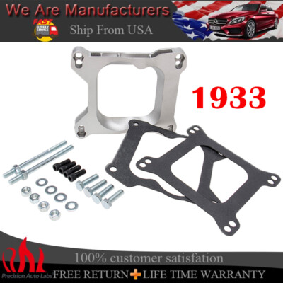 NEW Aluminum Carburetor Adapter Fits For Edelbrock to Quadrajet Kit ...