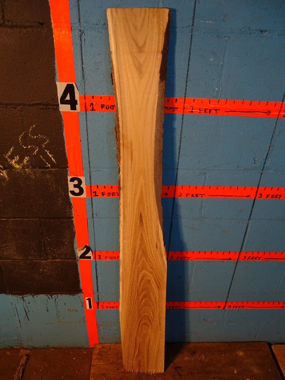 # A1134" 5/8" thick Black locust plank Slab lumber craft shelf table ...