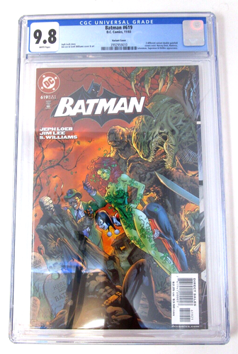 Batman #619 2003 [CGC 9.8] Graded Villain Variant Cover Hush Tom Elliot ...