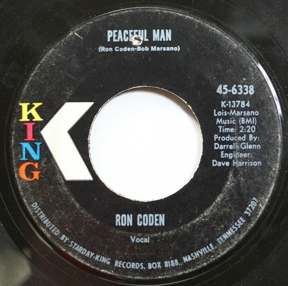 Soul 45 Ron Coden - Few Short Letters / Peaceful Man On King Records | eBay