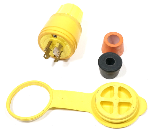 Weathertite 30A Twist Lock Male Plug 120V 208V 4 Wire 3P 30 AMP Water ...