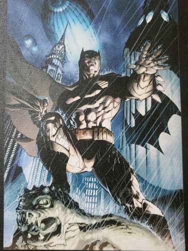 Batman Dc Comic Cover Blimp Canvas 8.5 by 6.5 | eBay.de