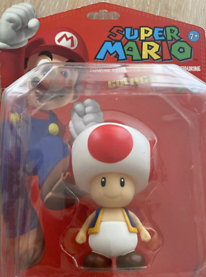 New Super Mario Vintage Toad Figurine 7+ | eBay