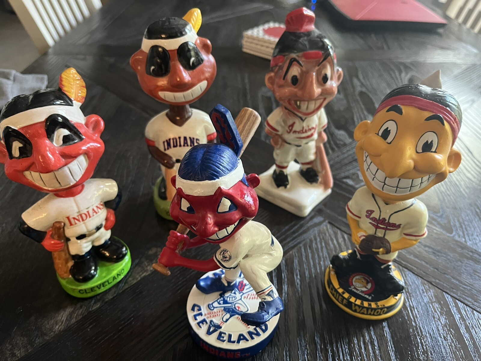 Vintage Cleveland Indians Tribe WAHOO BOBBLEHEAD. No Box. Plus Free ...