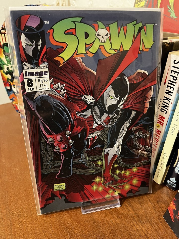 Spawn #8 (Image Comics 1993) KEY 🔑 1st App. Vindicator Alan Moore Direct VF+/NM | eBay