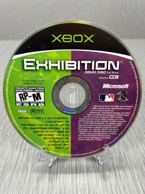 Xbox Exhibition Demo Disc Volume 03 3 Microsoft Xbox Disc Only | eBay