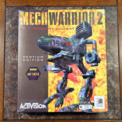 MechWarrior 2: 31st Century Combat (Pentium Edition) 1995, Big Box, New ...