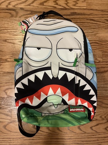 Sprayground Rick and Morty Backpack Rare Limited Edition Bag Adult Swim ...