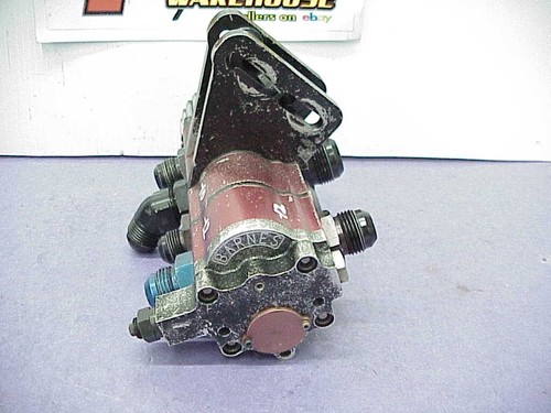 Barnes 4 Stage Dry Sump Oil Pump & Gilmer Pulley Bert Brinn Rear Mount ...