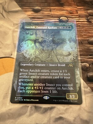 MTG Aatchik, Emerald Radian (Borderless) Aetherdrift Foil #0360 | eBay