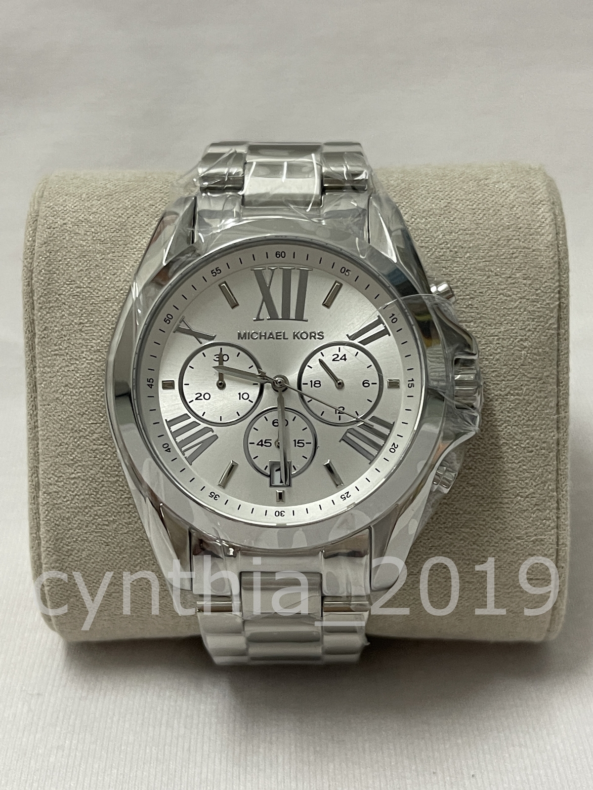 Michael Kors Bradshaw Chronograph Silver Dial Woman's Watch MK5535 | eBay