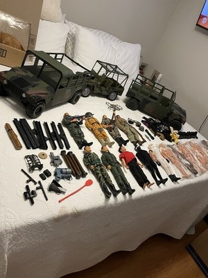 G.I. Joe Military Action Figures Vehicles Accessories Huge Lot ...