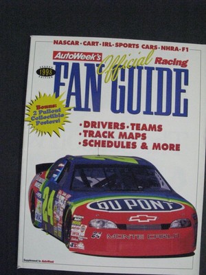 AutoWeek's Official Racing Fan Guide 1998 by Leon Mandel SC - Jeff Gordon Cover | eBay