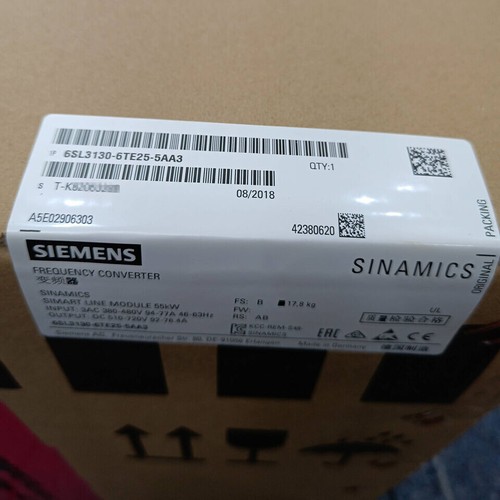 New 6SL3130-6TE25-5AA3 Siemens SINAMICS S120 SMART Module 6SL3130-6TE25 ...
