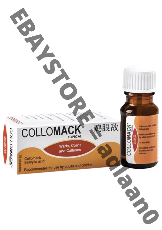 COLLOMACK TOPICAL Painless Remover Plantar Warts Corns And Calluses ...