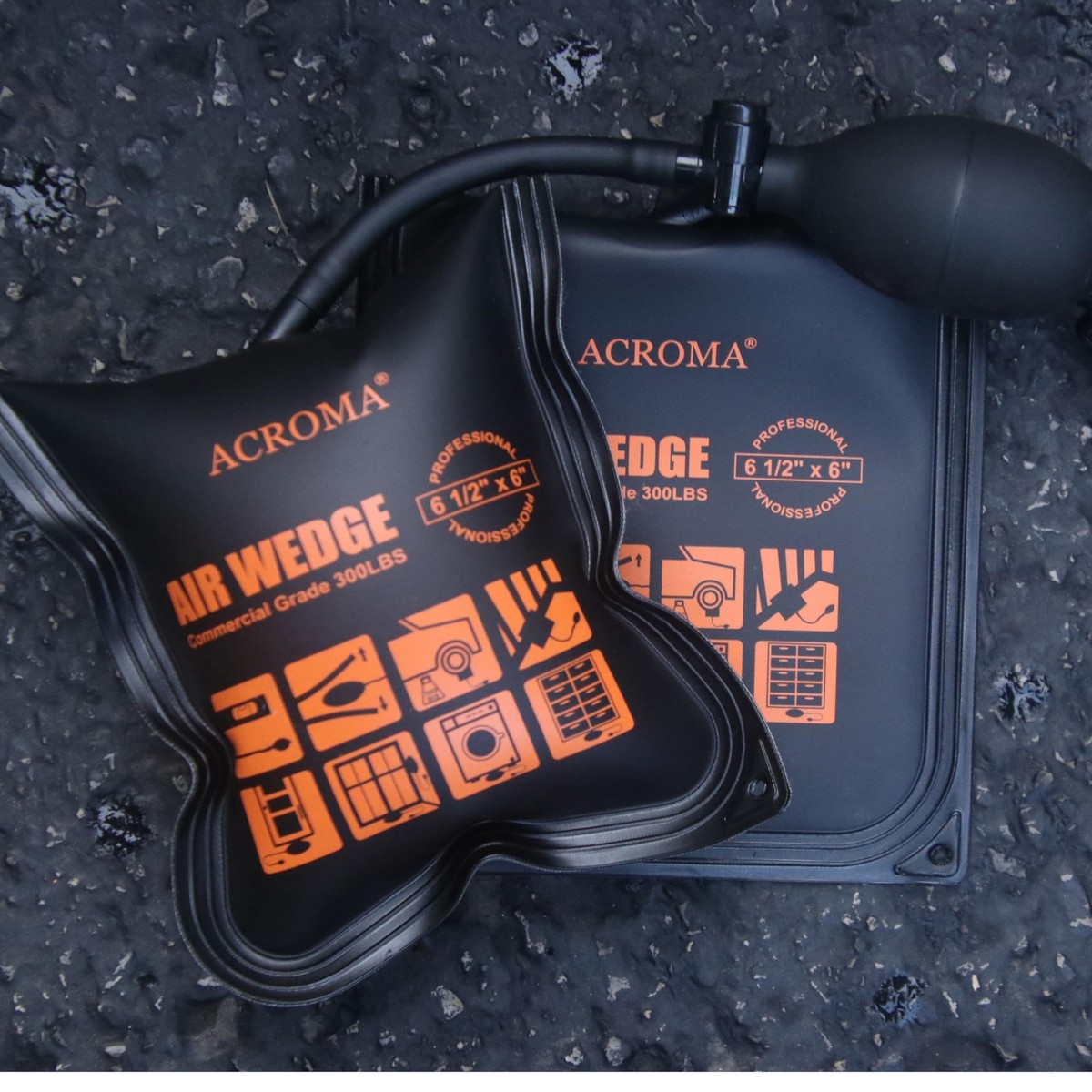 Air Wedge Bag Acroma 4-Pack Commercial Grade Bump (A0402A) 300LB Load ...