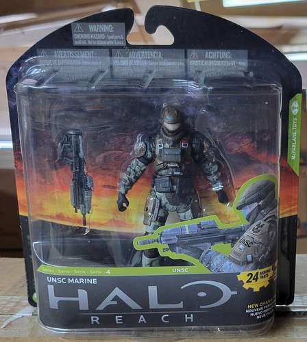 MCFARLANE TOYS HALO REACH SERIES 4 UNSC MARINE ACTION FIGURE FACTORY ...