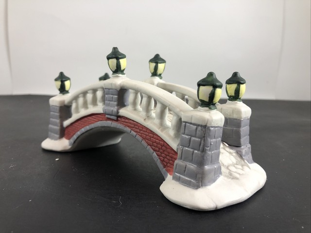 Lemax Village Collection Porcelain Column Bridge 6.25" Long 1994 for ...