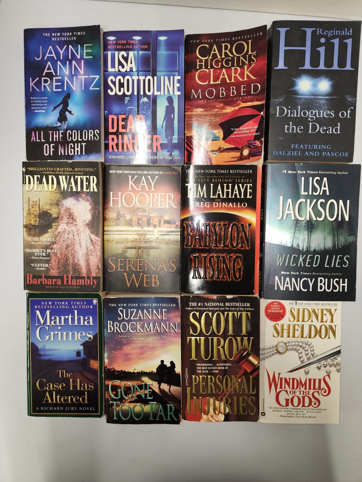 Lot of 38 Thriller/Suspense/Crime/Mystery Paperbacks | eBay