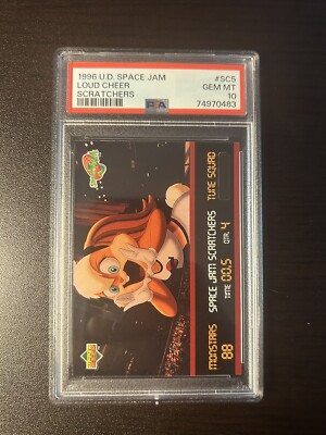 1996 Upper Deck Space Jam Loud Cheer Scratchers Lola Bunny #SC5 PSA 10 ...